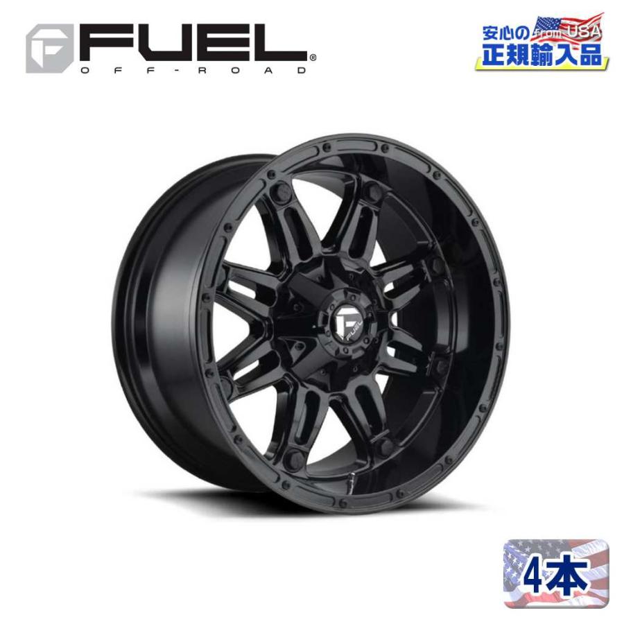 FUEL OFF-ROAD [FUEL OFFROAD フューエルオフロード]18インチアルミホイール 4本 D625 HOSTAGE 18× ...