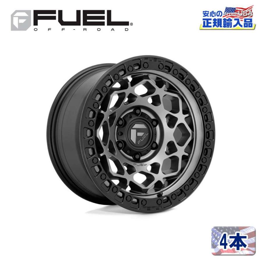 FUEL OFF-ROAD [FUEL OFFROAD（フューエルオフロード）正規品]17インチアルミホイール 4本 汎用 D784 UNIT ...
