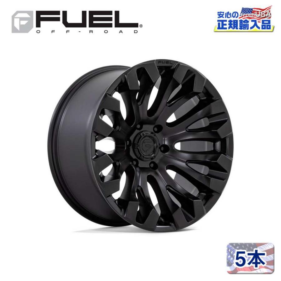 [FUEL OFFROAD（フューエルオフロード）正規品]18インチアルミホイール 5本 汎用 D831 QUAKE 18×9 5H 150 ...