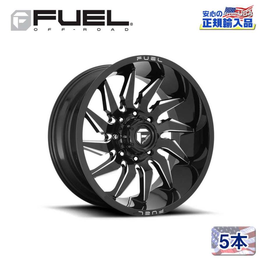 [FUEL OFFROAD（フューエルオフロード）正規品]22インチアルミホイール 5本 汎用 D744 SABER 22×10 6H 135 ...