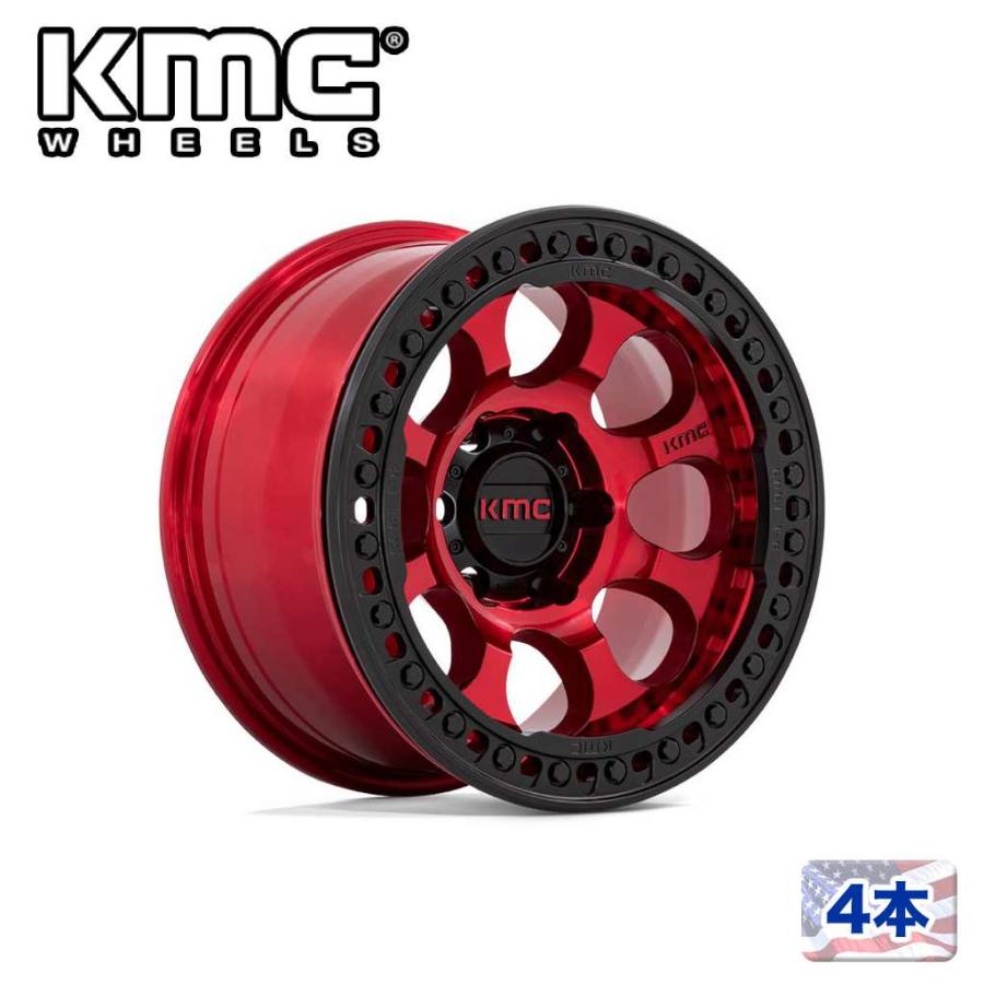 KMC（車） [KMC 日本販売代理店]17インチアルミホイール 4本 KM237 RIOT BEADLOCK 17×8.5J 5H 127 ...