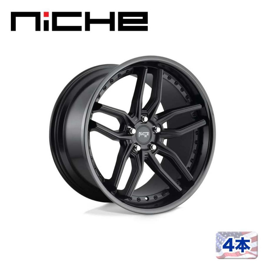 [NICHE（ニッチェ）日本総代理店]20インチアルミホイール 4本 M194 METHOS 20×9J 5H 120 +35 CB72.56 ...