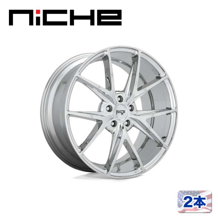 [NICHE（ニッチェ）日本総代理店]22インチアルミホイール 2本 M248 MISANO 22×9J 5H 120 +35 CB72.56 ...