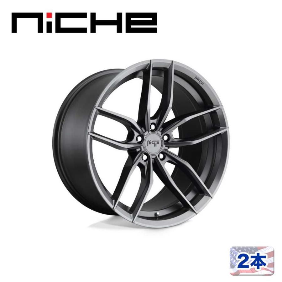 [NICHE（ニッチェ）日本総代理店]22インチアルミホイール 2本 M204 VOSSO 22×10.5J 5H 127 +40 CB71 ...