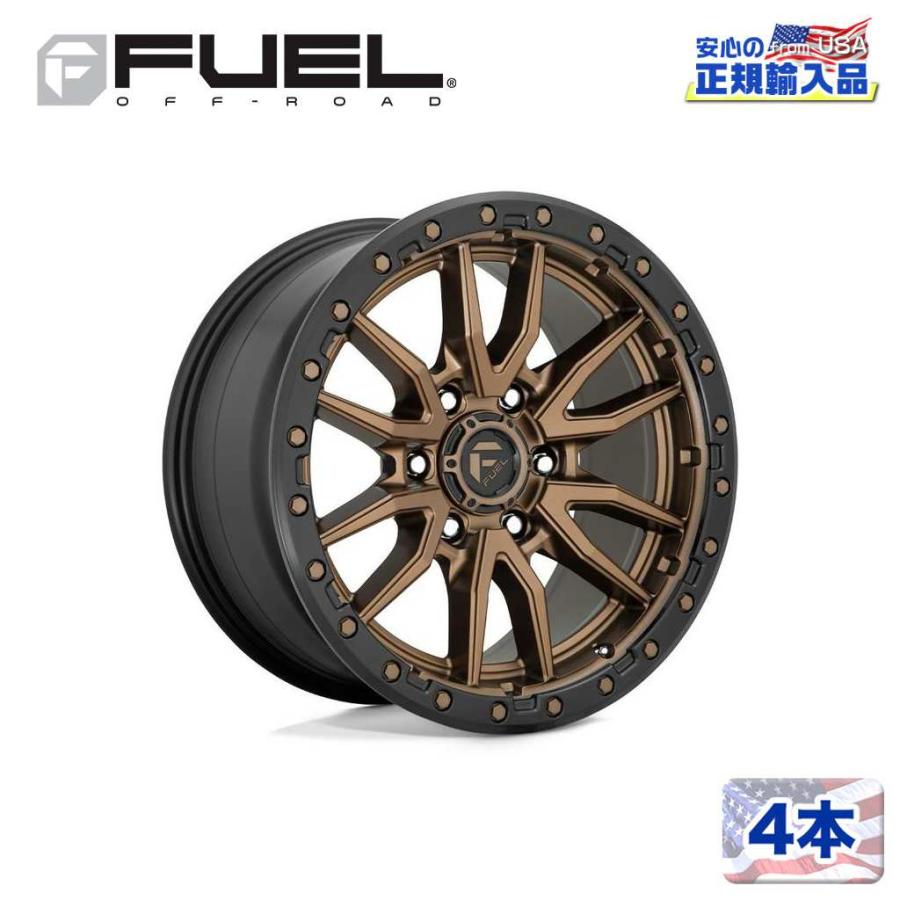FUEL OFF-ROAD [FUEL OFFROAD(フューエル)]20インチアルミホイール 4本セット D681 REBEL 8 20× ...