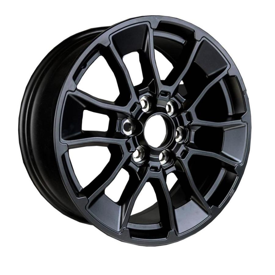 [TRD(ティーアールディー)正規品]20インチアルミホイール 5本セット 20×8.5 6H139.7 +50 ブラック 汎用/PT946 ...