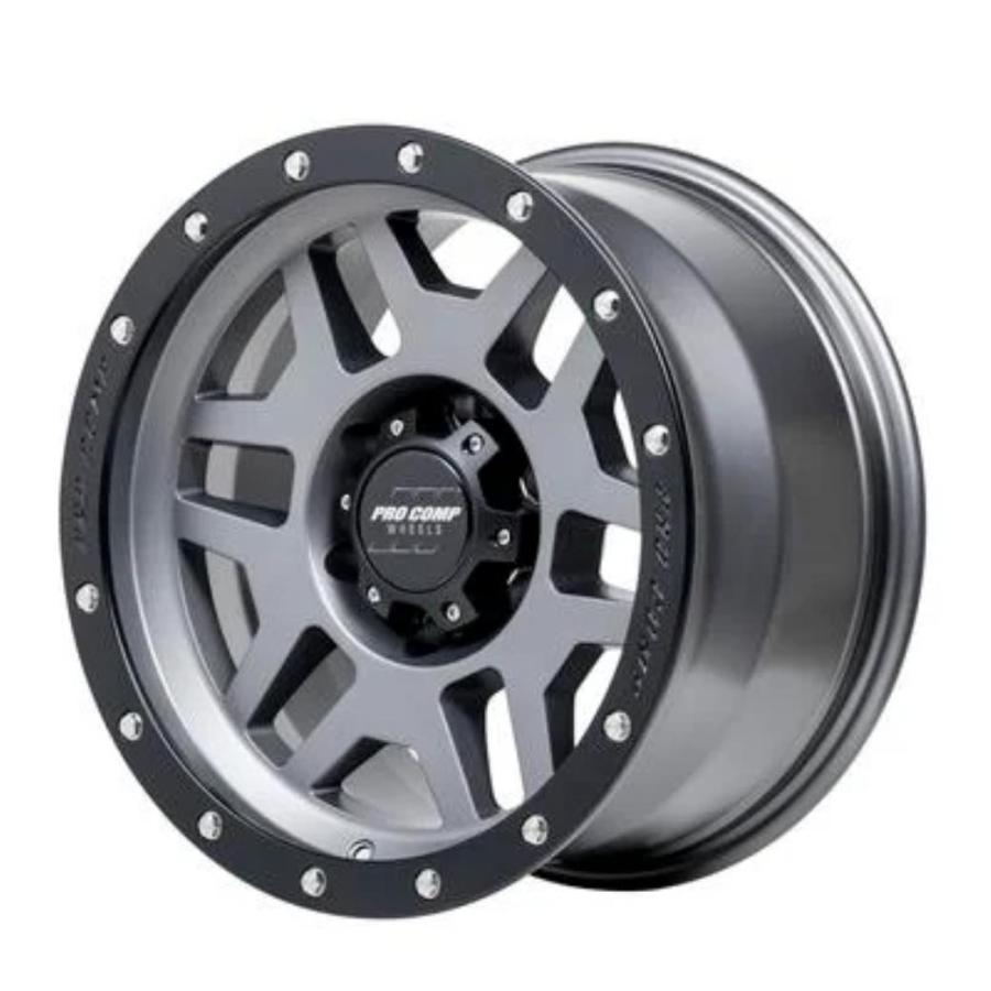 Pro-Comp [PROCOMP プロコンプ]17インチアルミホイール 4本 41シリーズ 9J GRAPHITE ハイラックスGUN125/FJクルーザー/150系プラド/215サーフ ...