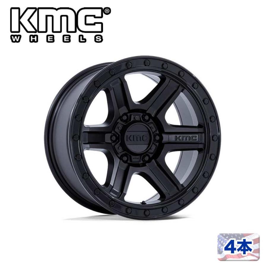 KMC（車） [KMC(ケーエムシー)] 18インチアルミホイール 4本 KM551 OUTRUN 18×9J 6H 135 +18 CB87 ...