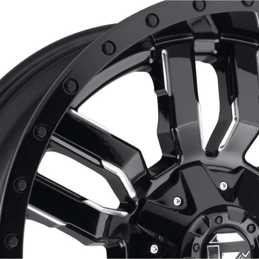 FUEL OFF-ROAD [FUEL (フューエル) 正規品]20インチホイール 4本セット D595 SLEDGE 20×9 6H 135 ...
