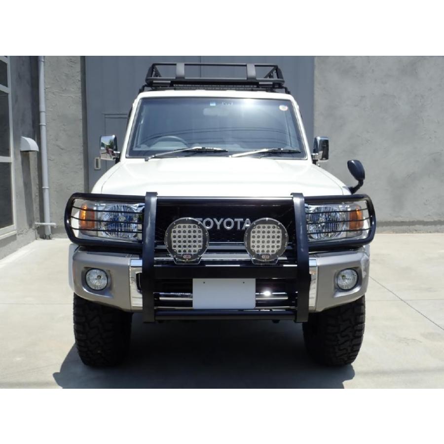 GI★GEAR フロントグリルガード バンパーガード フロントガード ブルバー ランドクルーザー76 ランクル76 LC76 パーツ カスタム ...