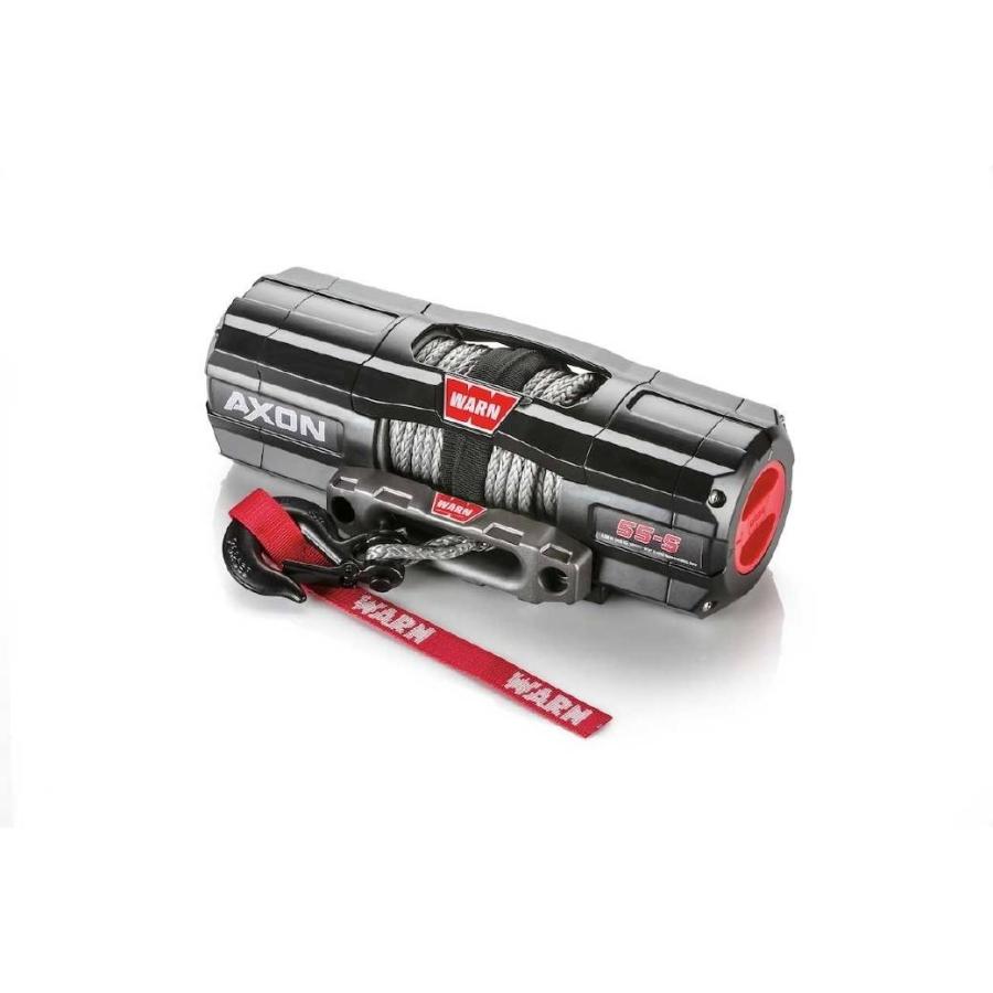 [WARN (ウォーン) USA正規品] AXON 55-S パワースポーツ ウインチ シンスティックロープ 12V 最大牽引力約2495kg 汎用 / 101150 : DOLONCO ...