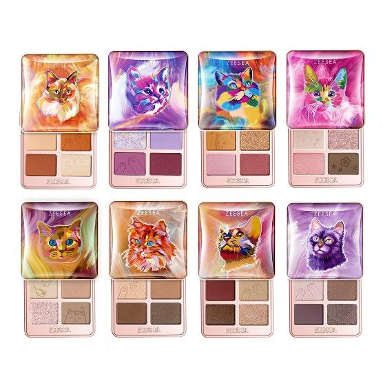 ZEESEA ズーシー アニマル アイシャドウ 4シェード 四色 アイシャドウパレット 夢幻燦爛 動物シリーズ 猫 中国コスメ 化粧品 海外 送料無料 : 食品・雑貨の総合通販 DON ...