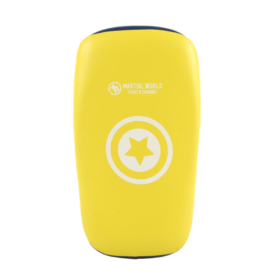 マーシャルワールド 【マーシャルワールド】キックミットライト 黄紺（KM49-YLNY）キックボクシング ジムトレーニング 格闘技 ...