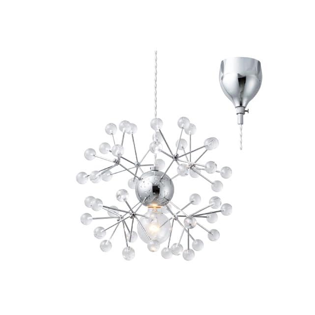 INTERFORM インターフォルム ペンダントライト LT-4515CH Kipina キピナ クローム LED電球付 (プレゼント 入園祝い 入学祝い 新生活応援 アンティーク 照明 ...