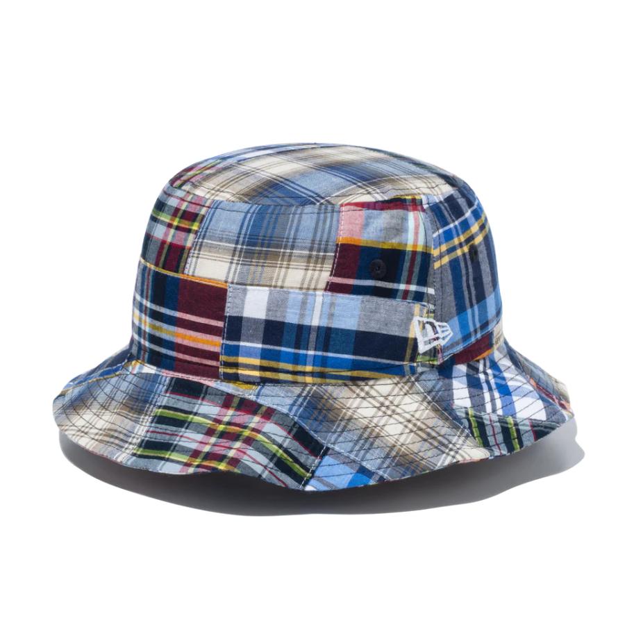 Bucket（NEW ERA） NEWERA バケット01 Madras Check ダークマドラスチェック ニューエラ HAT ハット ...