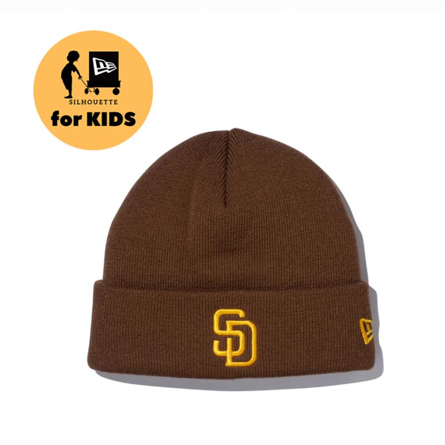NEW ERA NEWERA Kid's ベーシック カフニット MLB Team Logo サンディエゴ・パドレス ウォルナット キッズ ...