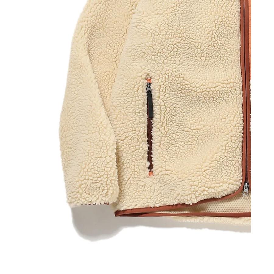 FIRST DOWN ファーストダウン ジャケット BOA FLEECE JKT ボアフリースジャケット オフホワイト F542015 メンズ トップス アウター ボア フリース 新作 定番 ...