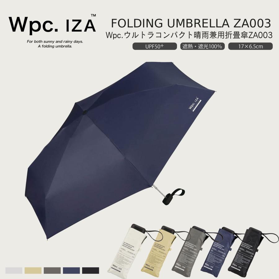Wpc. IZA ZA003晴雨兼用傘 53cm/コンパクト・軽量・メンズ・シンプルデザイン・遮熱・遮光・UVカット100％ : DOLA Yahoo!店 - 通販 - Yahoo!ショッピング