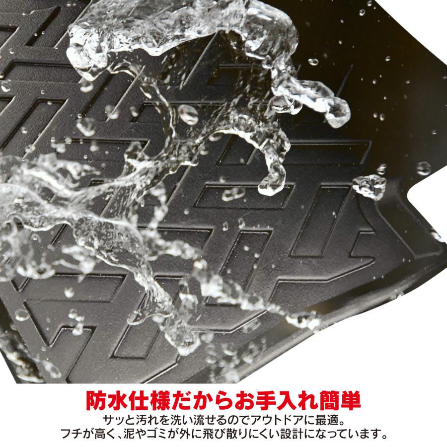 新型 スペーシア MK53S ギア カスタム 専用設計 3D フロアマット 2列目 1P 防水 立体 ブラック : ヨンクスタイル - 通販 - Yahoo!ショッピング