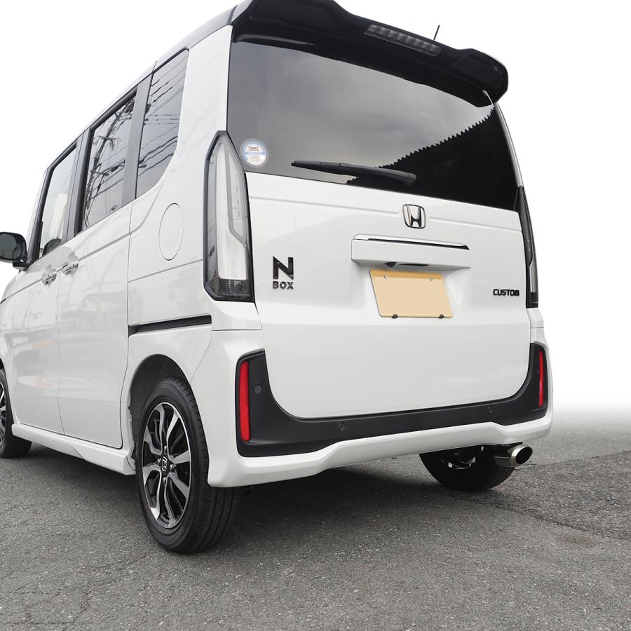 新型 N-BOX NBOX カスタム JF5 JF6 マフラーカッター シングル 下向き オーバル シルバー 外装 パーツ : ヨンクスタイル - 通販 - Yahoo!ショッピング