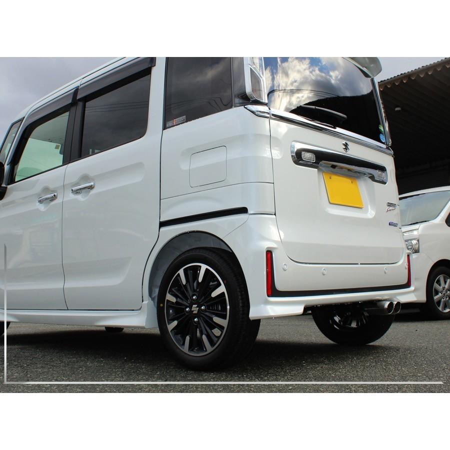 新型 スペーシア MK53S スペーシアギア スペーシアカスタム マフラーカッター 2本出し ダブル 下向き オーバル : ヨンクスタイル - 通販 - Yahoo!ショッピング