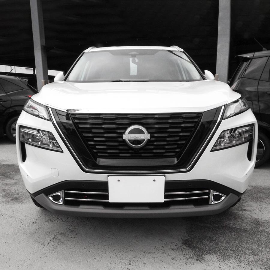 エクストレイル T33 フロント フォグランプカバー 2P シルバー メッキ ABS樹脂 : ヨンクスタイル - 通販 - Yahoo!ショッピング