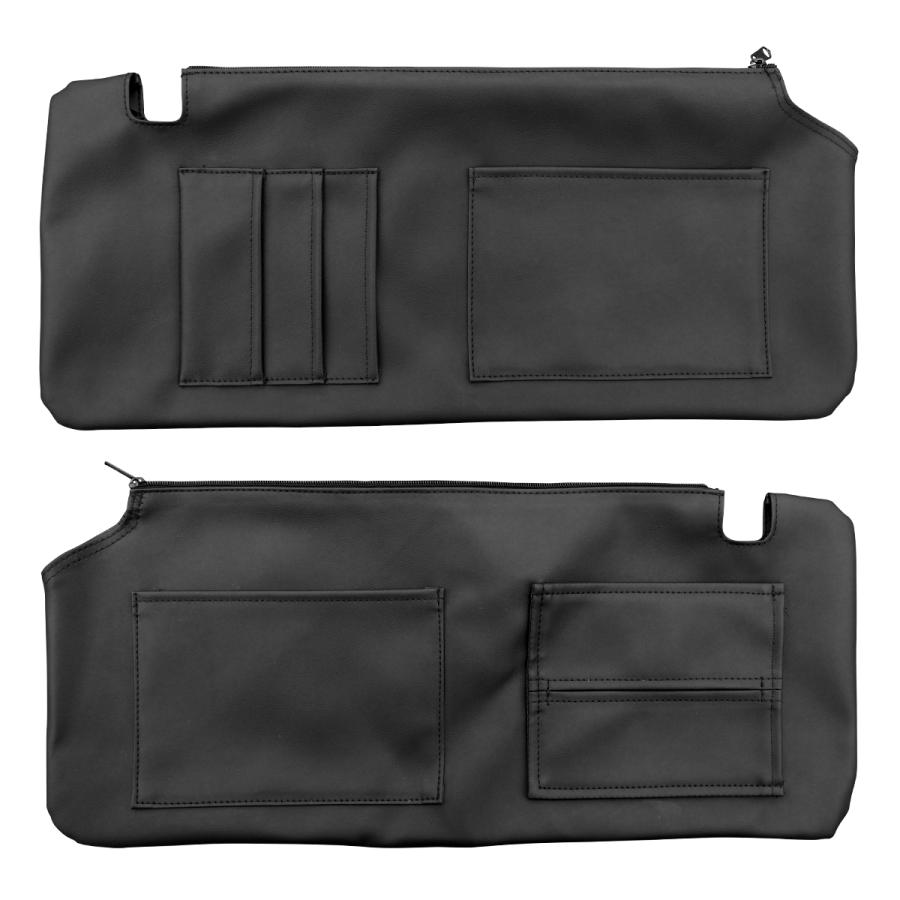 新型 ハイゼットカーゴ S700V S710V ダイハツ 2P サンバイザー カバー PVCレザー ブラック : ヨンクスタイル - 通販 - Yahoo!ショッピング