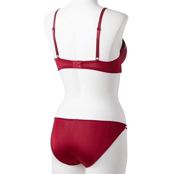 ブラショーツセット (E70/M-F80/L) 大きいサイズ ニッセン ドレッシーケミカルフラワー ブラショーツセット 女性 下着 レディース ブラジャー ショーツ セット ...