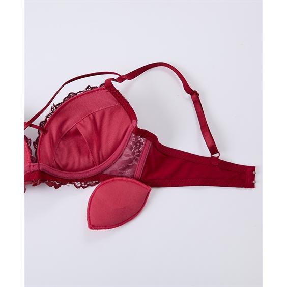 ブラショーツセット (E70/M-F80/L) 大きいサイズ ニッセン ドレッシーケミカルフラワー ブラショーツセット 女性 下着 レディース ブラジャー ショーツ セット ...