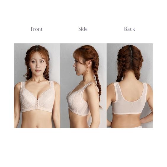 ブラジャー (E70-I95) 大きいサイズ ニッセン 大きな胸 包み込んで 横広がり 防止する フロントホック フルカップ : Doris mieux by ニッセン - 通販 ...