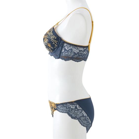 ニッセン ブラ＆ショーツセット (A70/M-F85/LL) 脇高 ビビットフラワー ブラショーツセット 女性 下着 レディース ブラジャー ショーツ セット 盛り 小胸 谷間 : Doris ...