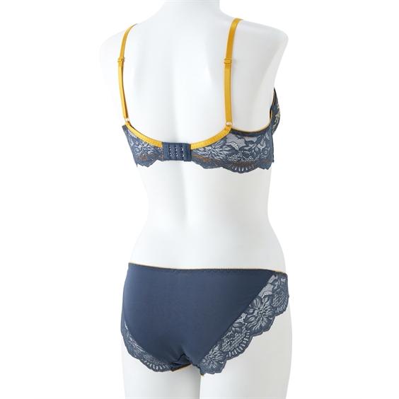 ニッセン ブラ＆ショーツセット (A70/M-F85/LL) 脇高 ビビットフラワー ブラショーツセット 女性 下着 レディース ブラジャー ショーツ セット 盛り 小胸 谷間 : Doris ...