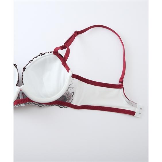 ニッセン ブラ＆ショーツセット (A70/M-D85/LL) 脇高 クラシカルショコラカラー ブラショーツセット 女性 下着 レディース 小胸 谷間 セクシー モールドカップ : Doris ...