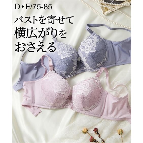 ニッセン ブラジャー (D75-F85) 脇すっきり 総レース ソフトワイヤーブラジャー 女性 下着 レディース フルカップブラ 脇高 脇高ブラ 脇肉 贅肉 ブラ 寄せて盛る : Doris ...