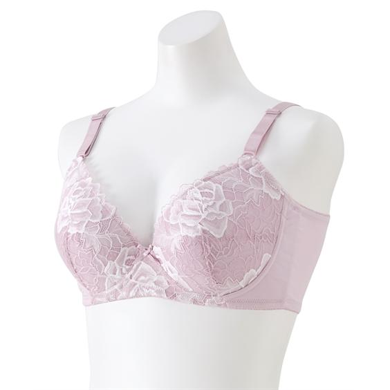 ニッセン ブラジャー (D75-F85) 脇すっきり 総レース ソフトワイヤーブラジャー 女性 下着 レディース フルカップブラ 脇高 脇高ブラ 脇肉 贅肉 ブラ 寄せて盛る : Doris ...