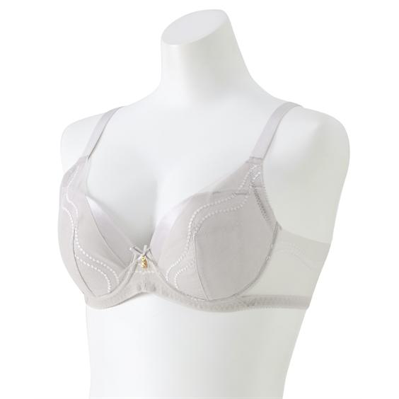 ニッセン ブラジャー (D75-F85) 胸を小さくみせる すっきりメイクブラジャー 女性 下着 レディース フルカップブラ モールドブラ フルカップ ブラ : Doris mieux by ...