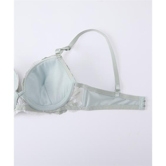 ニッセン ブラ＆ショーツセット (A70/M -F85/LL) ホワイトローズ ブラショーツセット 女性 下着 レディース ブラジャー ショーツ セット 盛り 小胸 谷間 可愛い ...