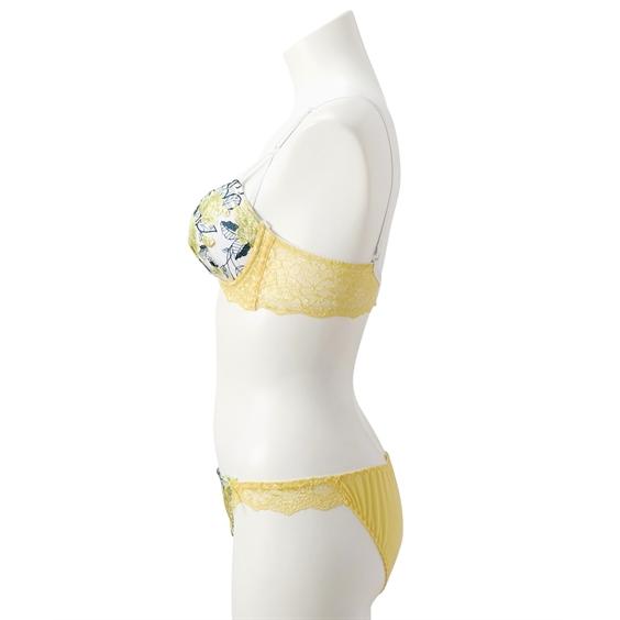 ニッセン ブラ＆ショーツセット (A70/M -F85/LL) 脇高 ゴージャスフラワー ブラショーツセット 女性 下着 レディース ブラジャー ショーツ 脇高ブラ セクシー : Doris ...