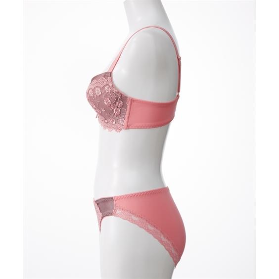 ブラ＆ショーツセット (E85/LL-F95/4L) 大きいサイズ 二配色 ブラジャー ショーツセット ( トリンプ ) ニッセン 女性 下着 レディース ブラジャー ブラショーツ ...