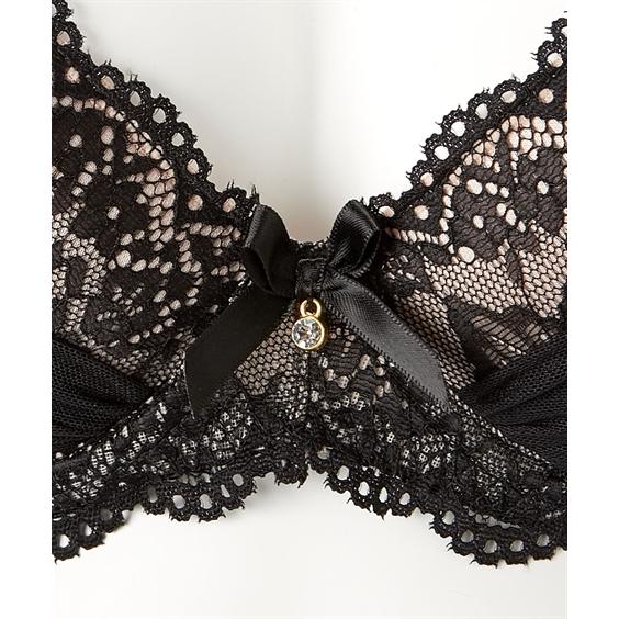 (G70/M-H80/L) ヌーディカラー レース ブラショーツセット ニッセン 女性 下着 レディース 盛り 小胸 谷間 セクシー レース プチプラ ブラ＆ショーツ ブラジャー ...