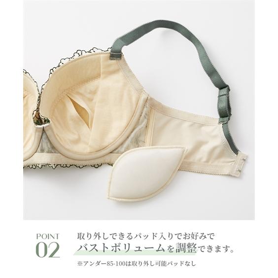 ニッセン ブラショーツセット (D70/M-D80/L) 高嶺の ブラジャーショーツセット (脇スッキリタイプ) ファータフィオーレ 女性 下着 レディース 小胸 脇高 レース : Doris ...