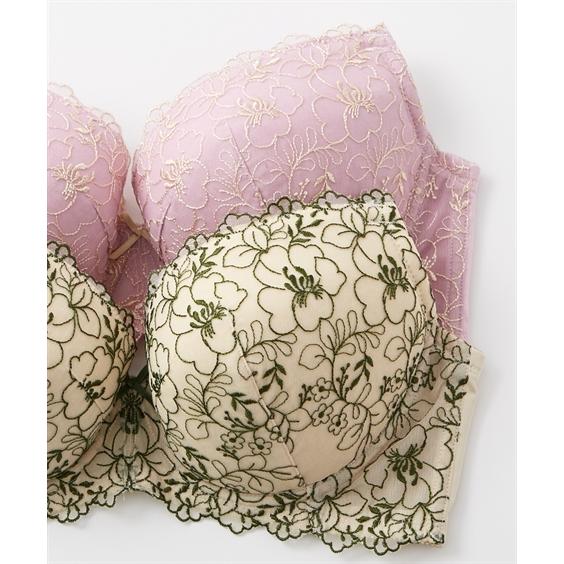 ニッセン ブラショーツセット (D70/M-D80/L) 高嶺の ブラジャーショーツセット (脇スッキリタイプ) ファータフィオーレ 女性 下着 レディース 小胸 脇高 レース : Doris ...