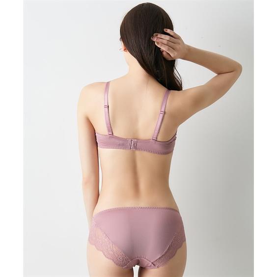 ニッセン ブラ＆ショーツセット (A85/LL-D90/3L) 大きいサイズ 痛くなりにくい ブラジャー ショーツ セット (ブルームンレース) 女性 下着 レディース セクシー ...