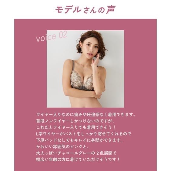 ニッセン ブラ＆ショーツセット (A85/LL-D90/3L) 大きいサイズ 痛くなりにくい ブラジャー ショーツ セット (ブルームンレース) 女性 下着 レディース セクシー ...