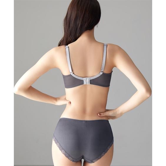 ブラ＆ショーツ セット ニッセン いでよ 谷間 ブラジャー ショーツセット フロラシオン レース 女性 下着 レディース ブラショーツ 盛り 小胸 (B70/M-D80/L ...