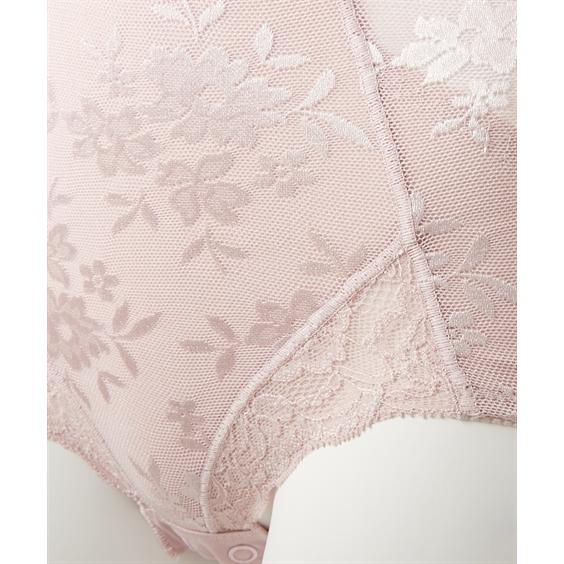 ニッセン 補正下着 (A85/LL-C90/LL) 大きいサイズ 柄ジャガード ボディースーツ 女性 下着 レディース 補正 姿勢 サポート ノンワイヤー ワイヤレス 体型カバー ...