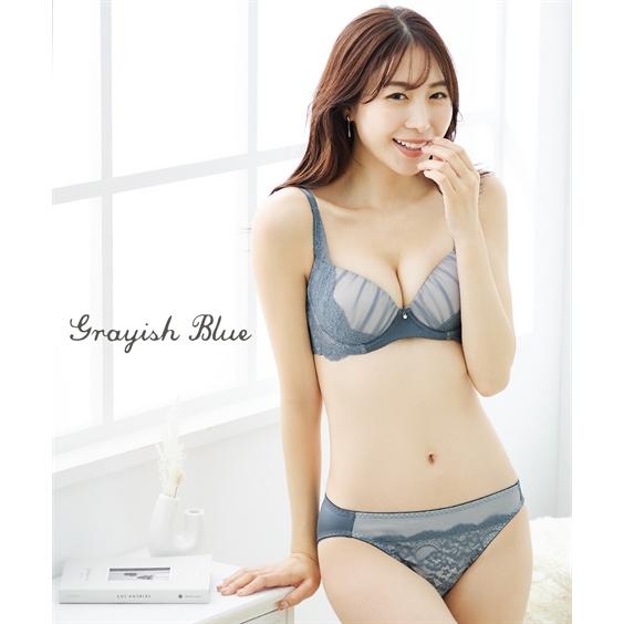 ニッセン ブラショーツセット (AAA65/M-D70/L) チュールレース ブラジャー ショーツ セット 女性 下着 レディース ブラショーツ 寄せて 盛り 小胸 谷間 : Doris ...