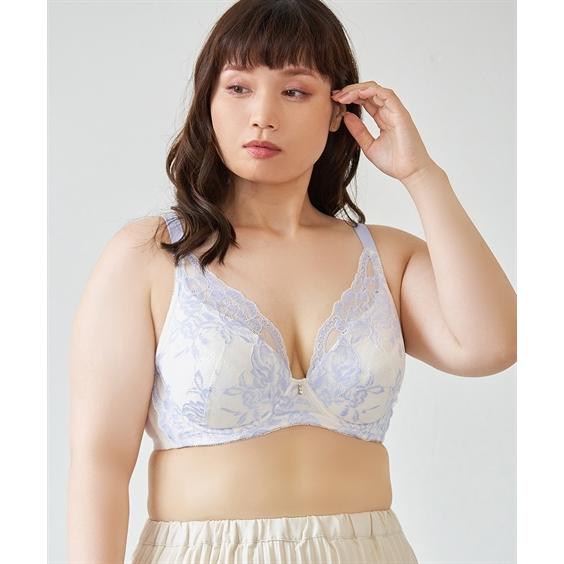 ニッセン ブラジャー (B80-E95) 大きいサイズ グラマープリンセス 美胸キーパー3 女性 下着 レディース 3/4カップ かわいい下着 ブラ 可愛い レース : Doris mieux ...