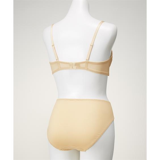 ニッセン (A70/M-F80/L) ブラショーツセット 線画 刺しゅう ブラジャー ショーツ 3セット組 女性 下着 レディース 可愛い お得 まとめ買い : Doris mieux by ...