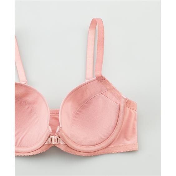 ニッセン ブラショーツセット (A70/M-D80/L) シンプル フロントホック シームレス ブラジャー ショーツ 3セット組 女性 下着 レディース ブラセット まとめ買い : Doris ...